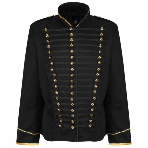 DARKROCK | Jackets & Coats | Military Drummer Jacket Parade Jacket Goth ...